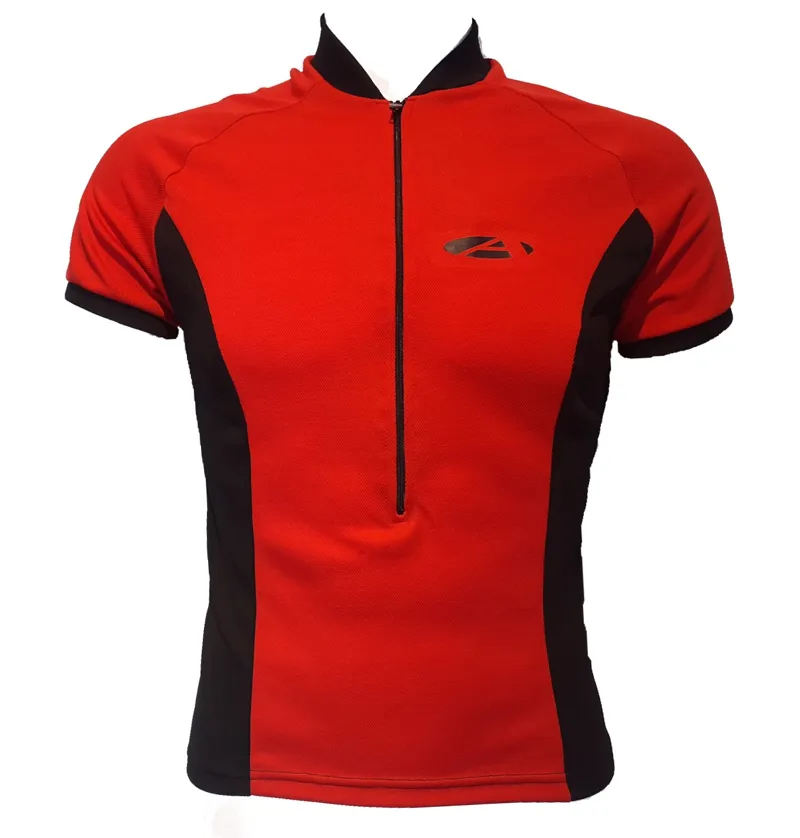 Red and black cycling jersey store