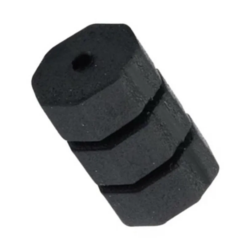 Jagwire Octagonal Cable Donuts Block of 3 in Black