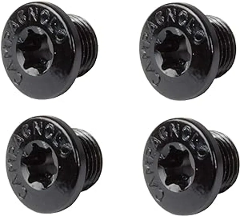 Campagnolo Record Aluminium Chainring Screws set of 4 in Black