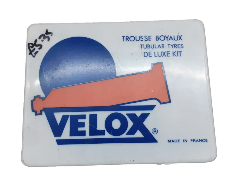 Velox Tubular Repair Kit in Plastic Box Shop Soiled NOS