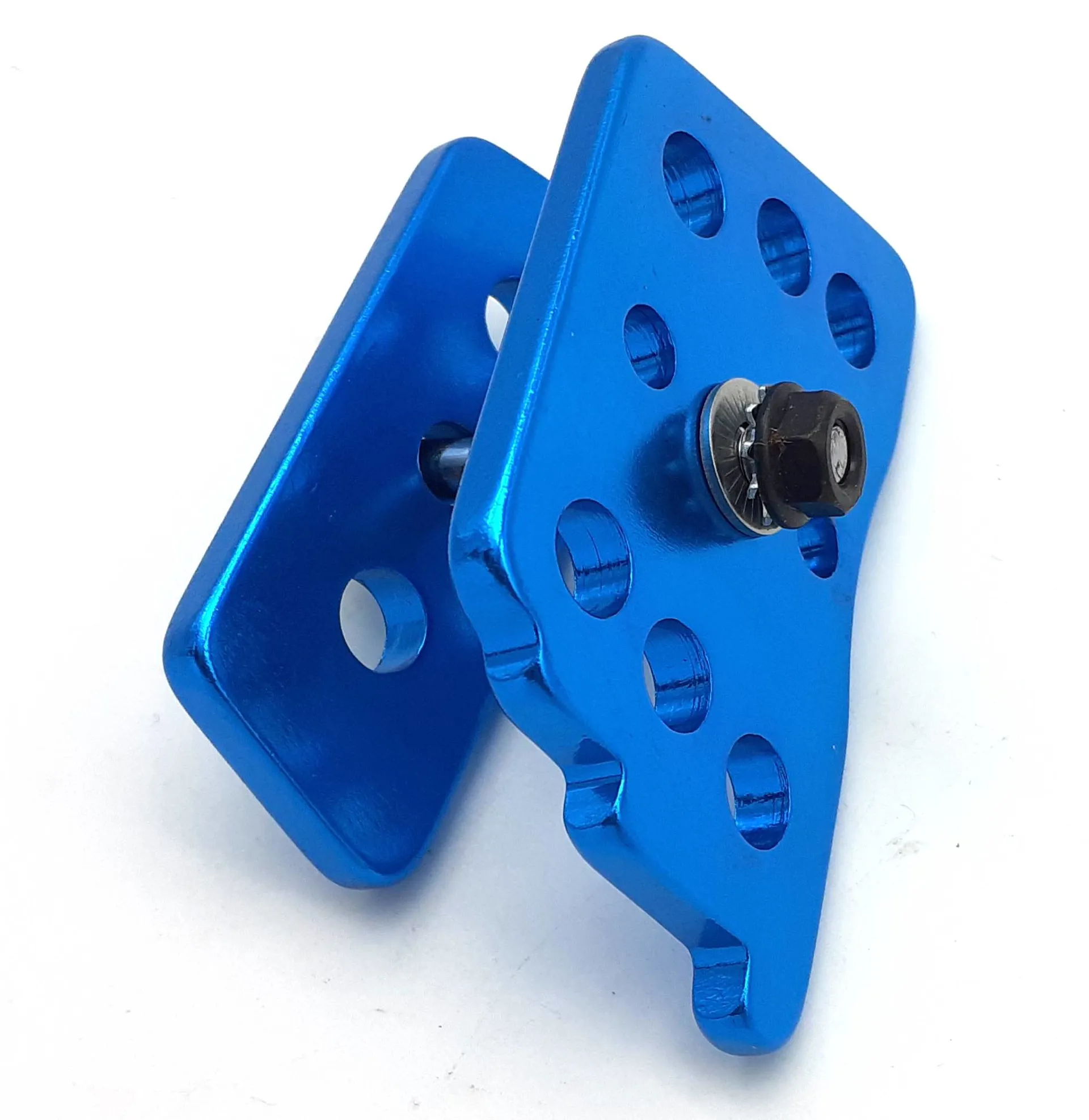 Tektro RBP 100 A Chain Aligner Anti Chain Suck Plate in Anodised Blue NOS