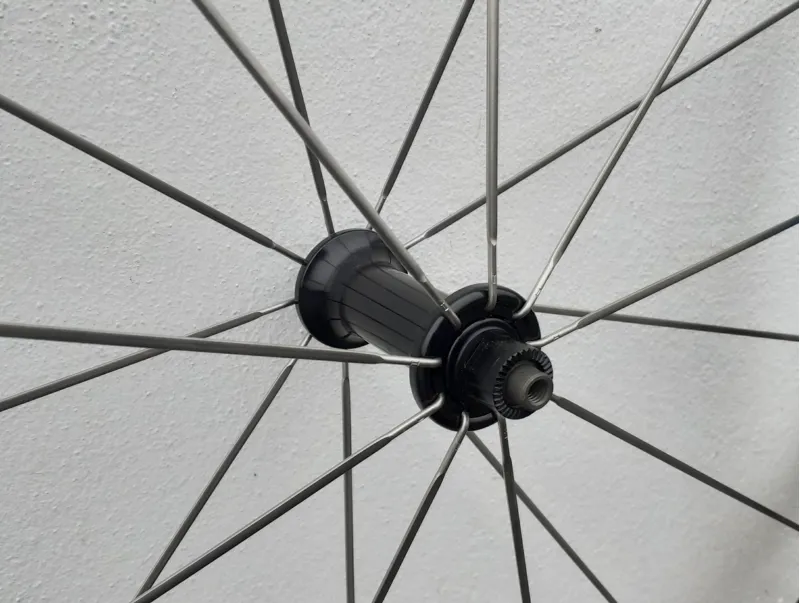 Corima Aero HP Carbon Rim Brake Wheel Set in Black Shop Soiled