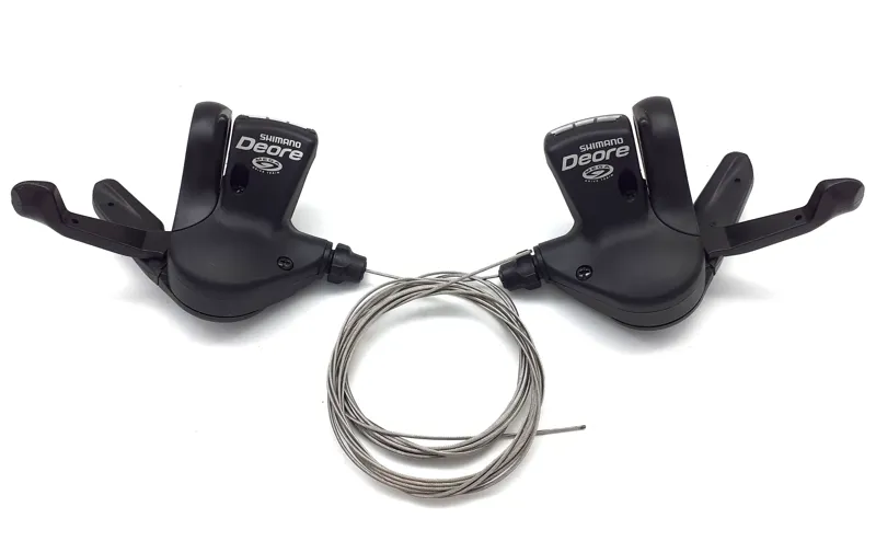 Shimano Deore M511 3x9 Speed Shifter Set in Black