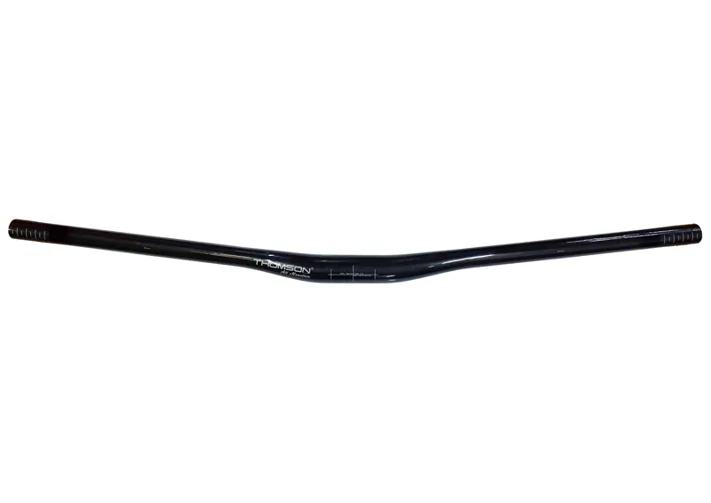 Thomson 1/2 Inch Rise MTB Carbon All-Mountain Handlebars in Gloss Black