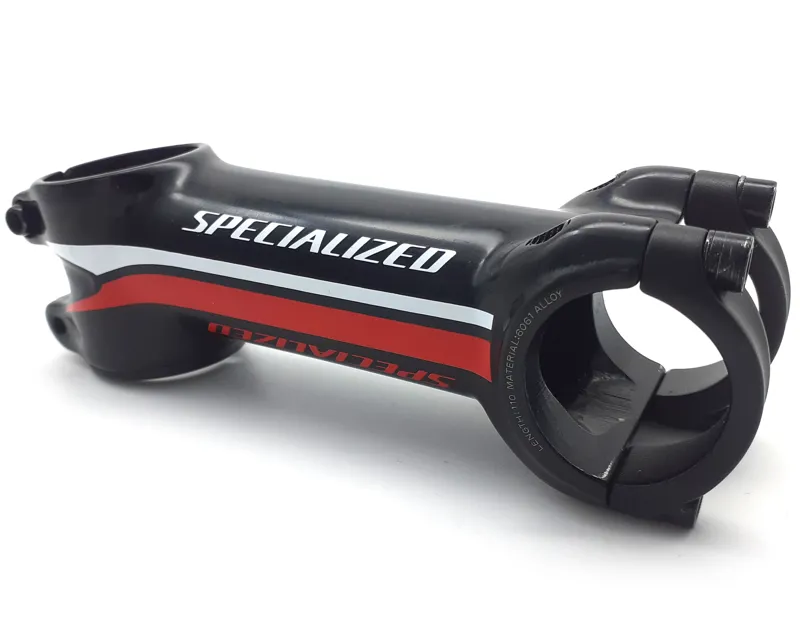 Specialized Comp Multi Degree Stem x 110mm Gloss Black with Red Stripe