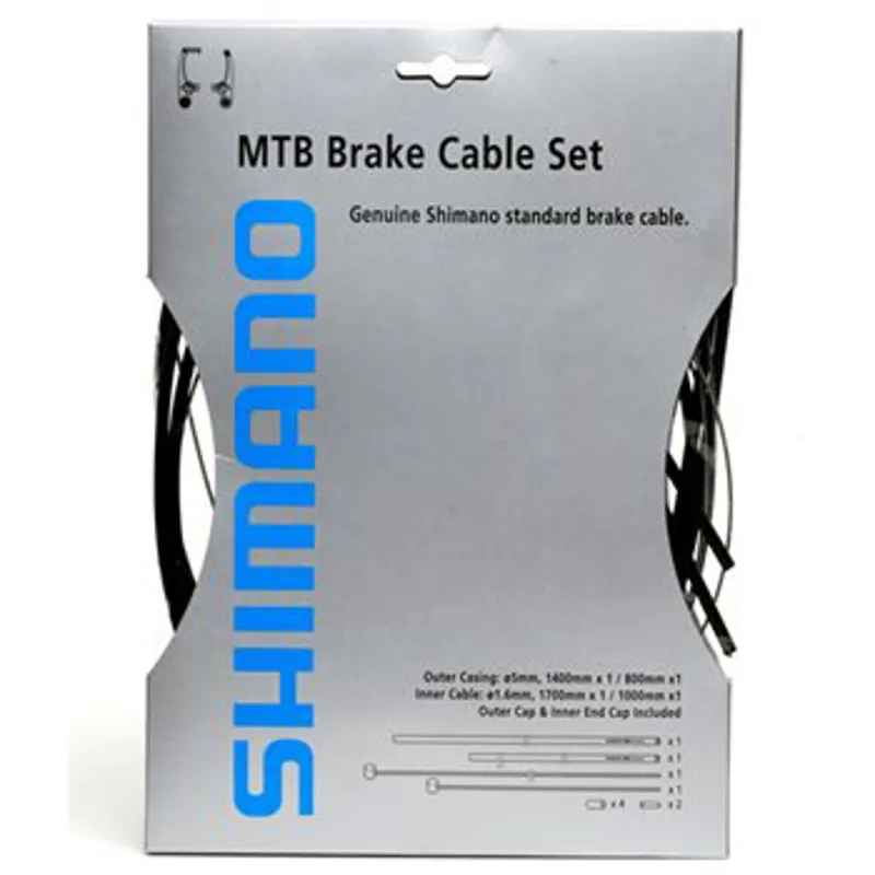 Shimano MTB Brake Cable Set in Black