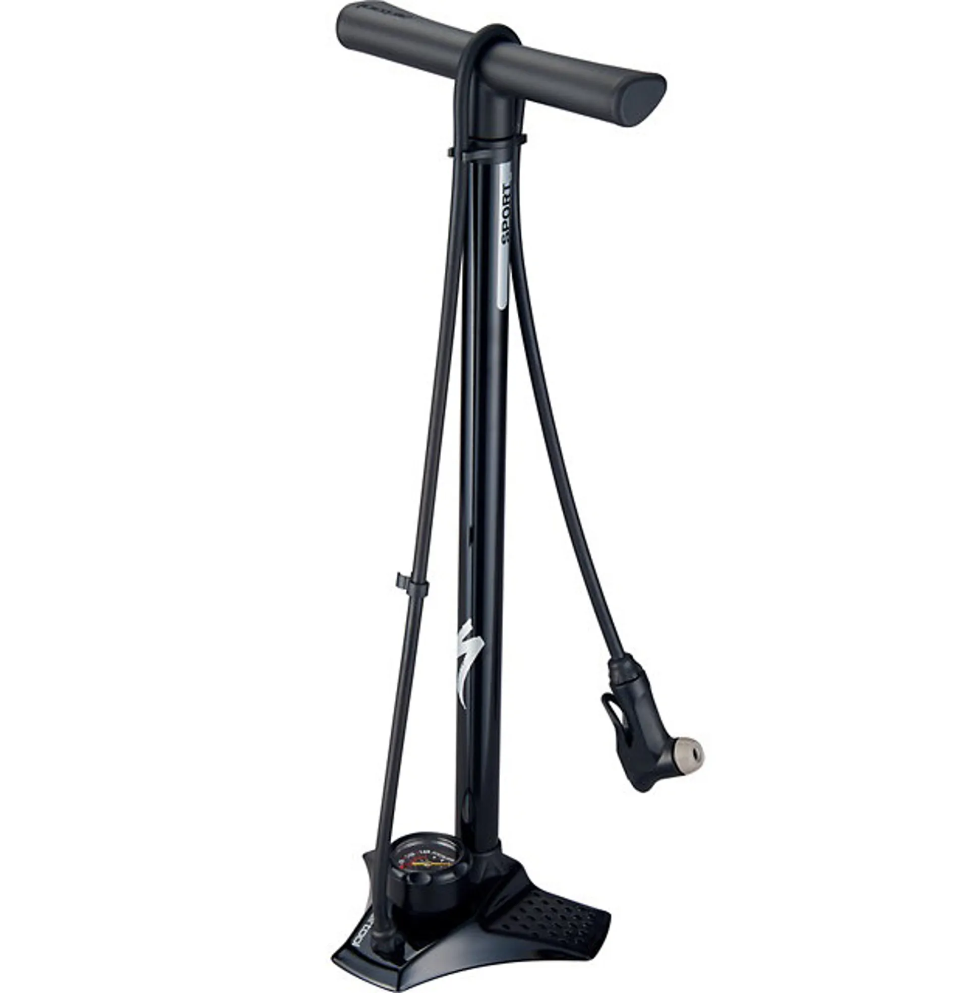 Specialized Air Tool Sport SwitchHitter II Floor Pump in Black