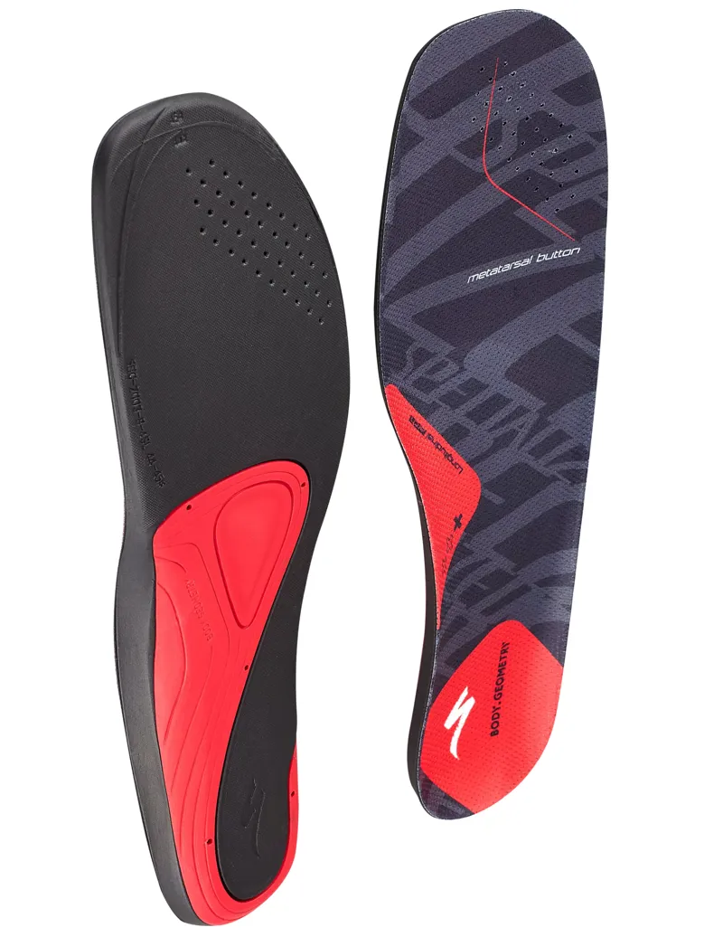 Specialized Body Geometry SL Gen 2 Footbed Low Support Plus Red