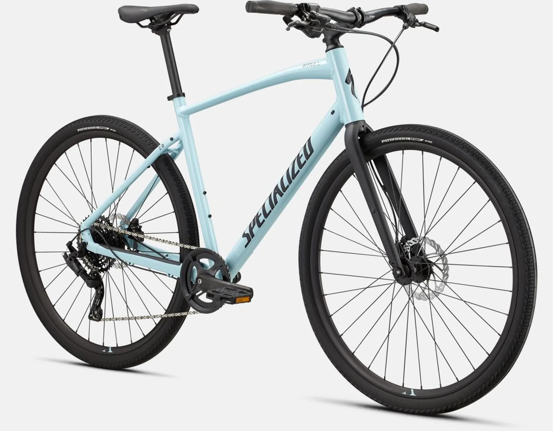 Specialized Sirrus X 2.0 in Artic Blue Black Satin size Small