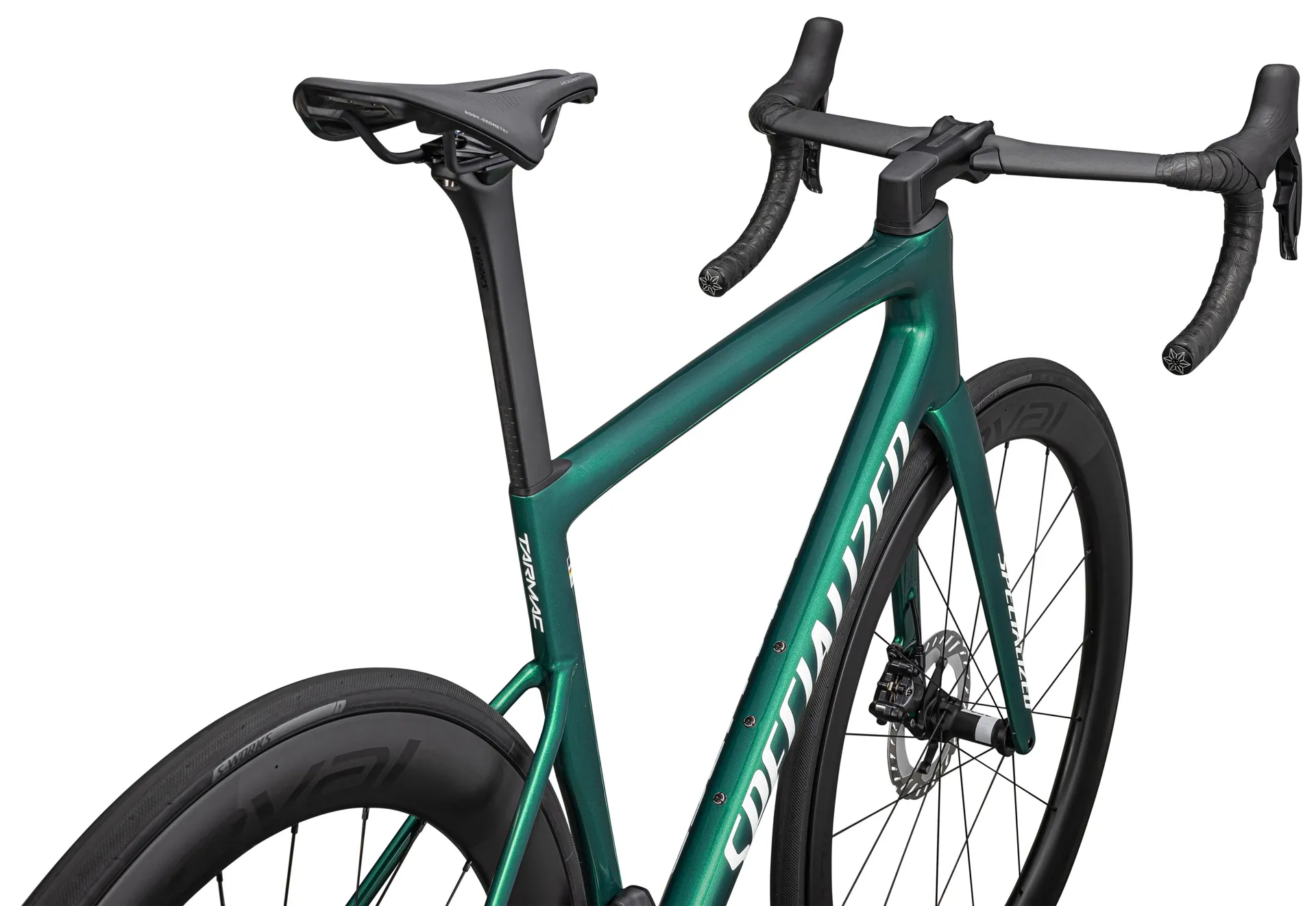 Specialized Tarmac SL8 Pro in Gloss Pine Green and Metalic White size 56cm