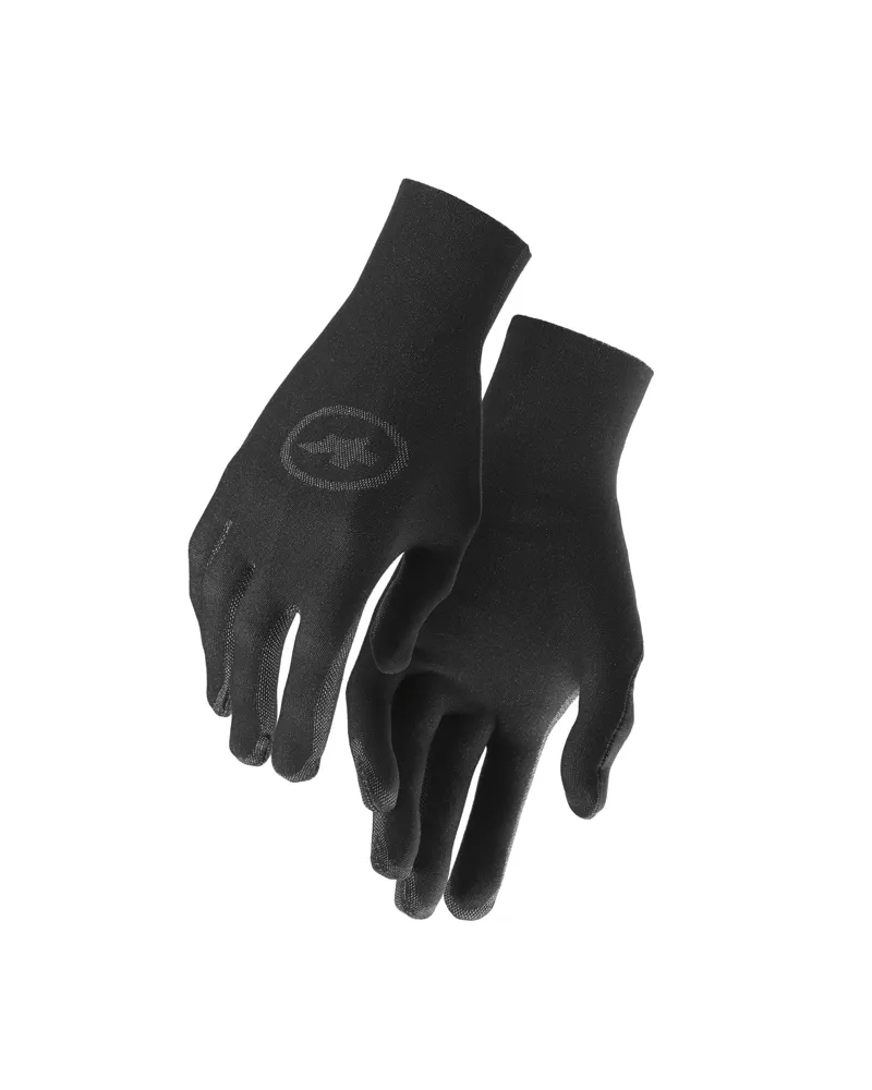 Assos Spring Fall Liner Gloves in Black Series size XS