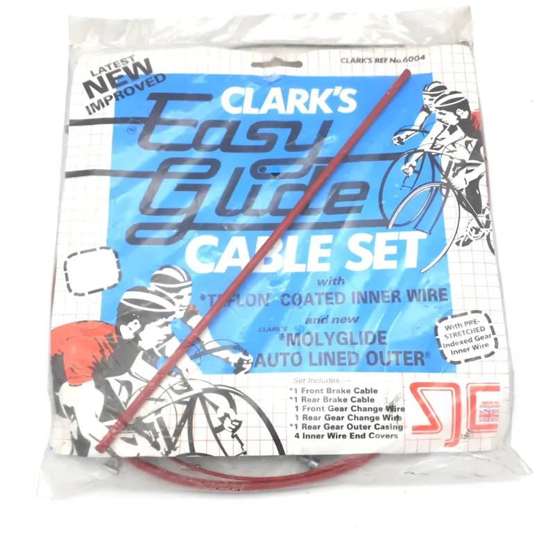 Clarks Easy Glide Cable Set in Red Vintage NOS