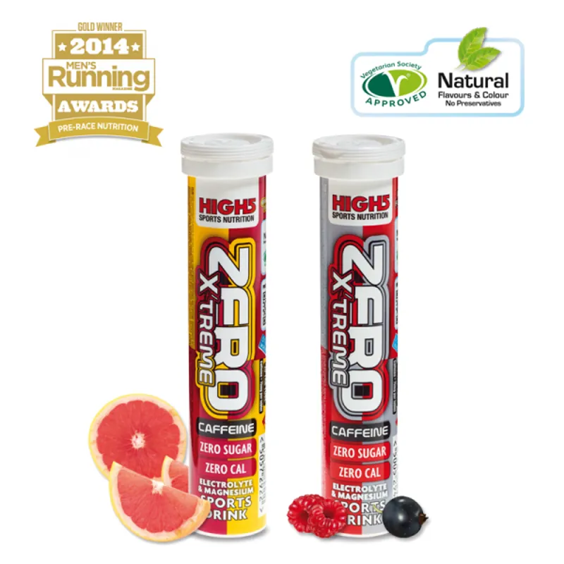 High5 Zero Xtreme tabs with caffeine