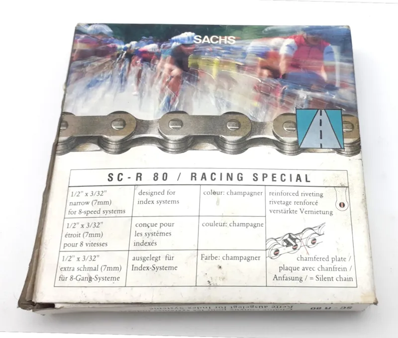 Sachs Sedis Pro SC-R80 Power Glide 8 Speed Chain in Silver