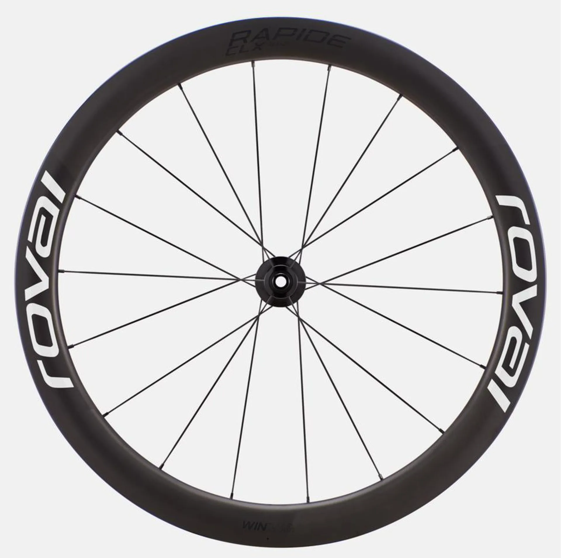 Roval Rapide Clx Front Carbon Wheel for CL Disc Brake with White Decal