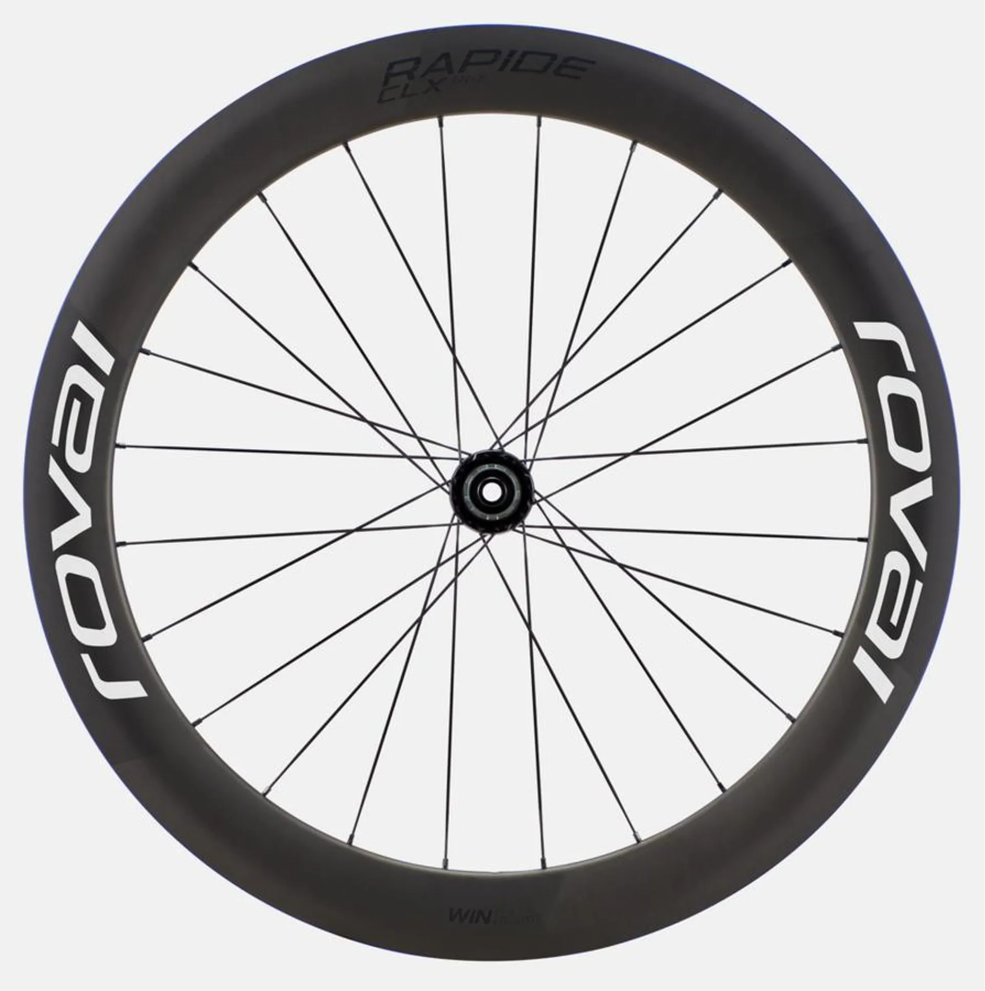 Roval Rapide Clx Rear HG Carbon Wheel for CL Disc Brake with White Decal