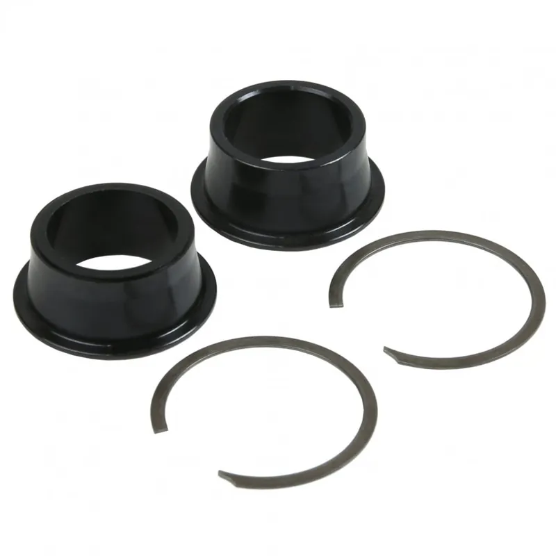 Hope 20mm Thru Axle Conversion Kit For Bulb Front Hub in Black