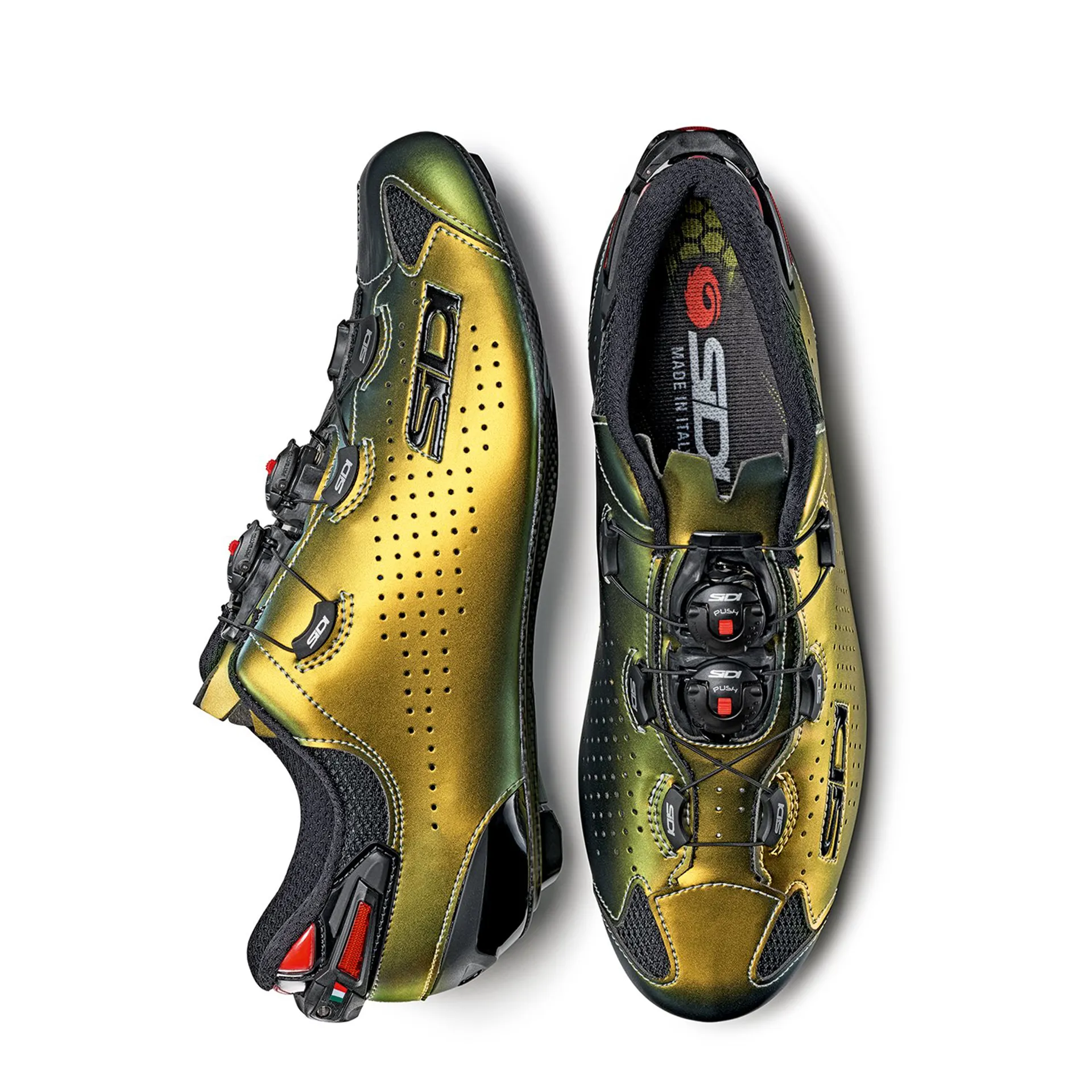Sidi Shot 2 Limited Edition Road Shoes In Gold and Silver