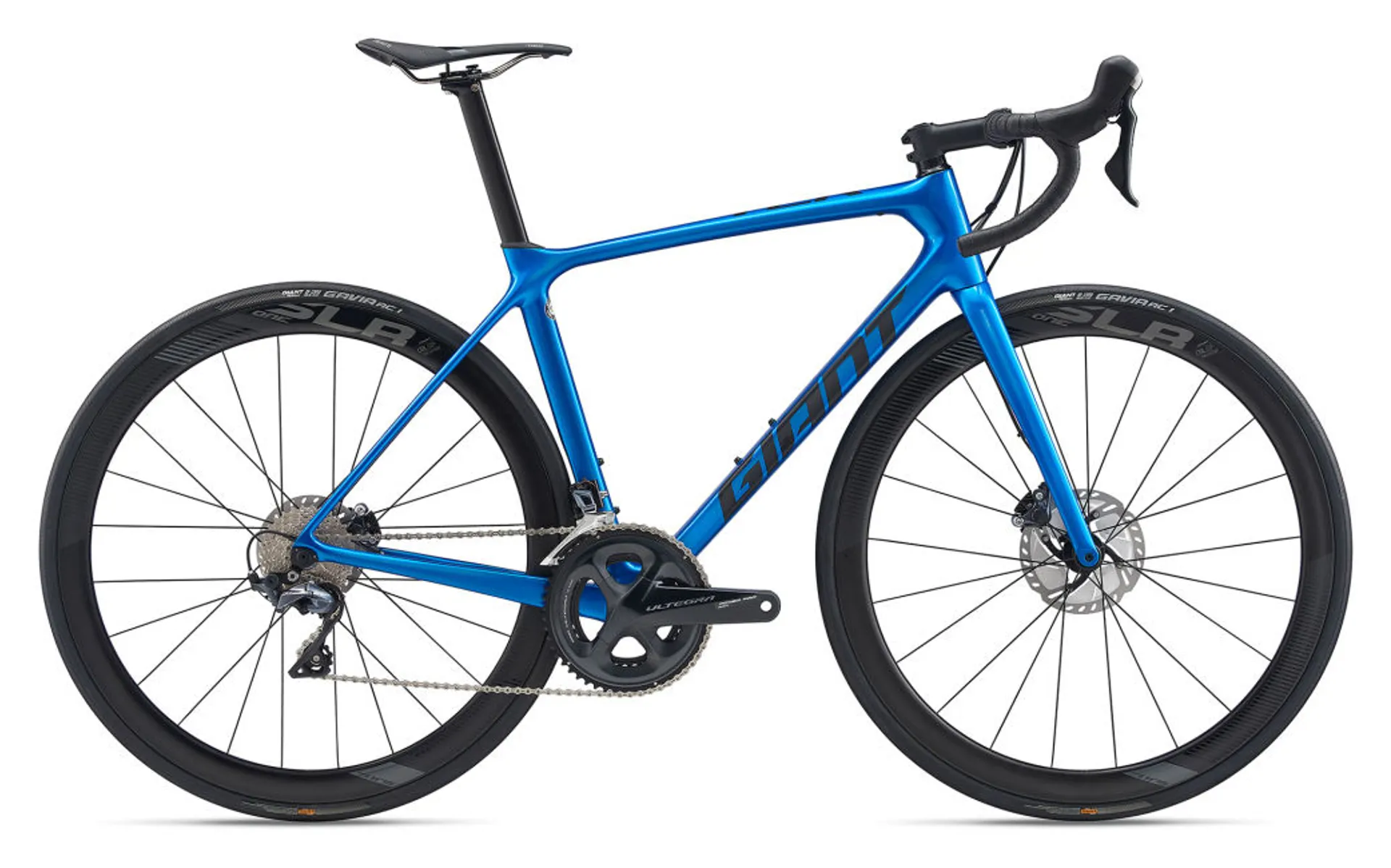 Giant TCR Adv Pro 2 Disc Gloss Metallic Blue / Matte Black Decal
