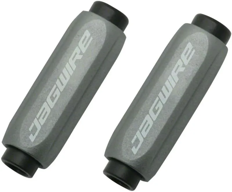 Jagwire Inline 4mm Medium Gear Cable Adjuster in Silver Pair