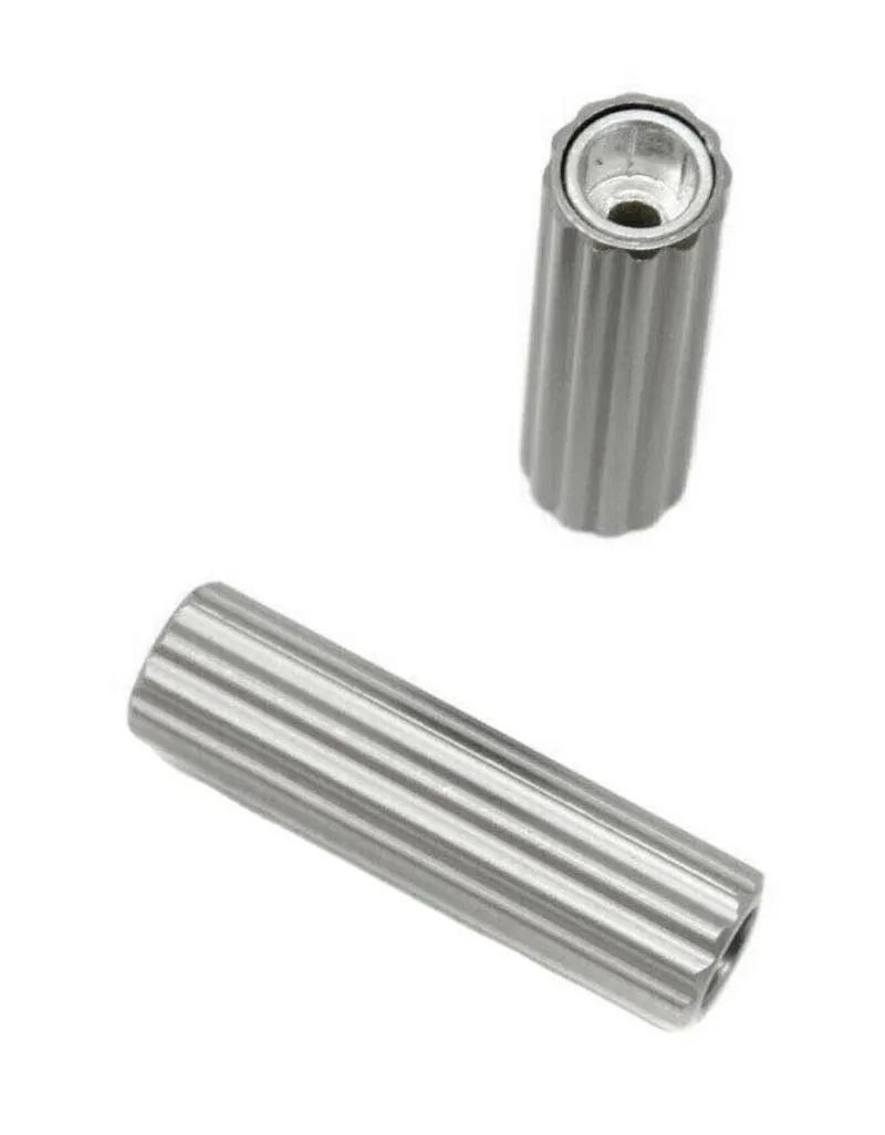 Jagwire Inline 5mm Cable Adjuster in Silver x2